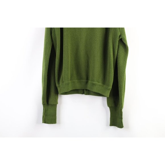 Vintage | Sweaters | Vtg 6s Mens Medium Blank Kurt Cobain Knit Cardigan ...